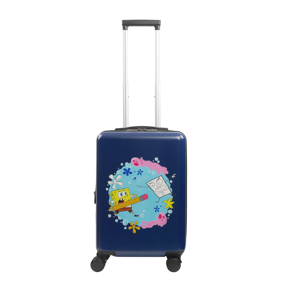 Nickelodeon SpongeBob SquarePants Ful 22.5" Navy Blue Carry-On Luggage ...